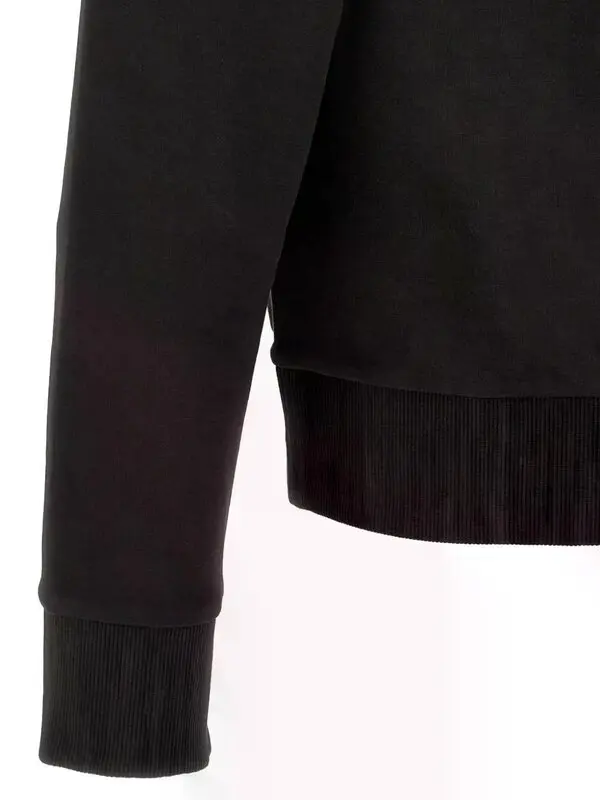 BOSS Saggy Stretch-cotton Zip-up Hoodie With Puff Logo