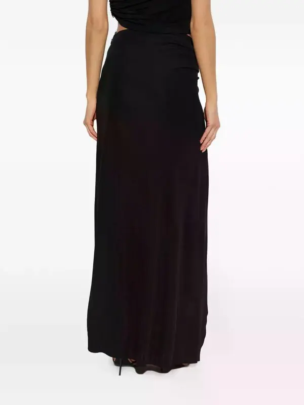 Christopher Esber Bezel Quartz Cascade Maxi Skirt