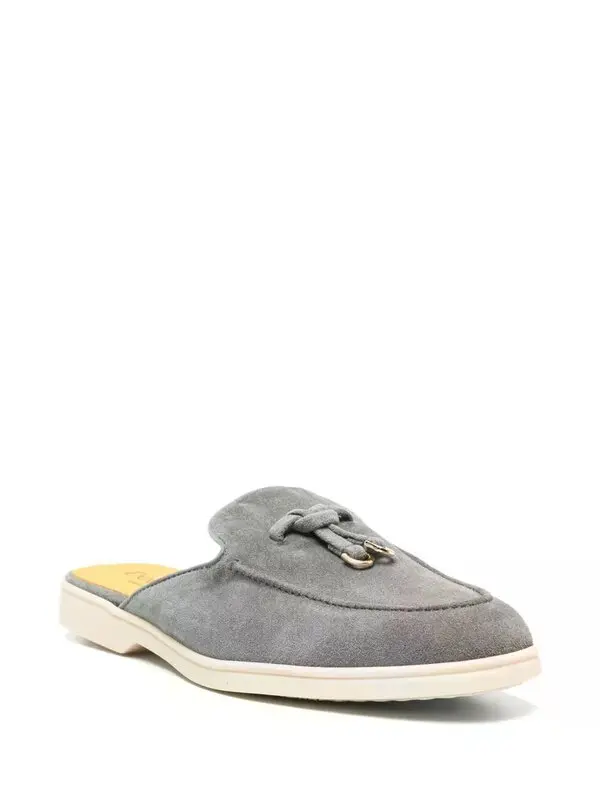 DOUCAL'S Tassel Suede Mules