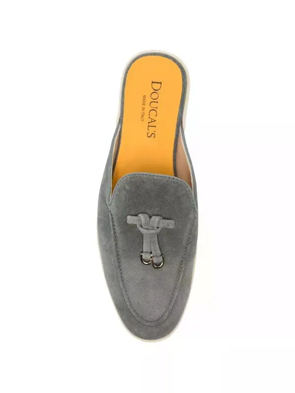 DOUCAL'S Tassel Suede Mules