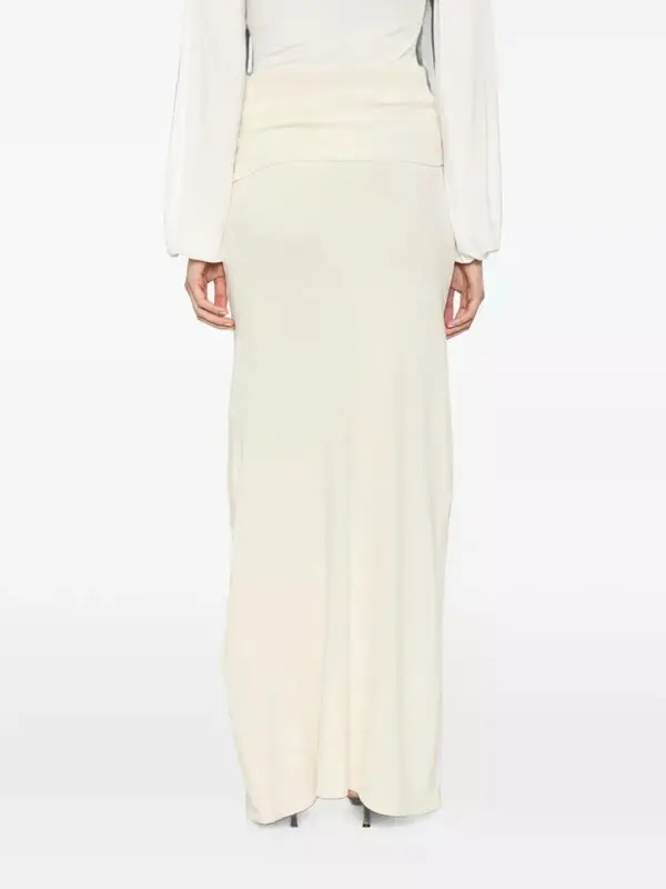 AYA MUSE Oona Ribbed-knit Maxi Skirt