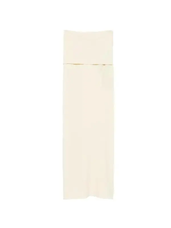 AYA MUSE Oona Ribbed-knit Maxi Skirt - Neutrals