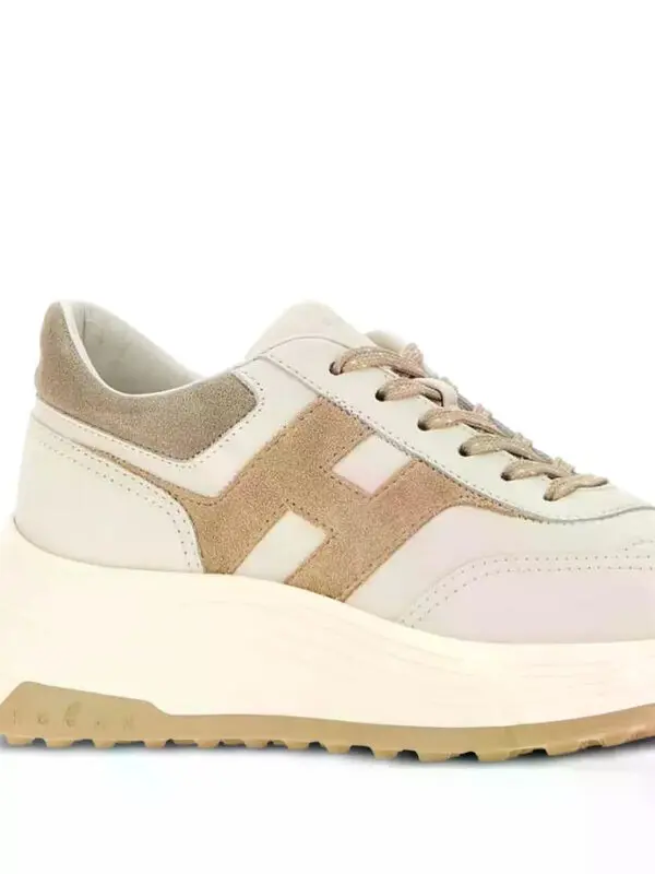 Hogan Beige Leather Sneakers