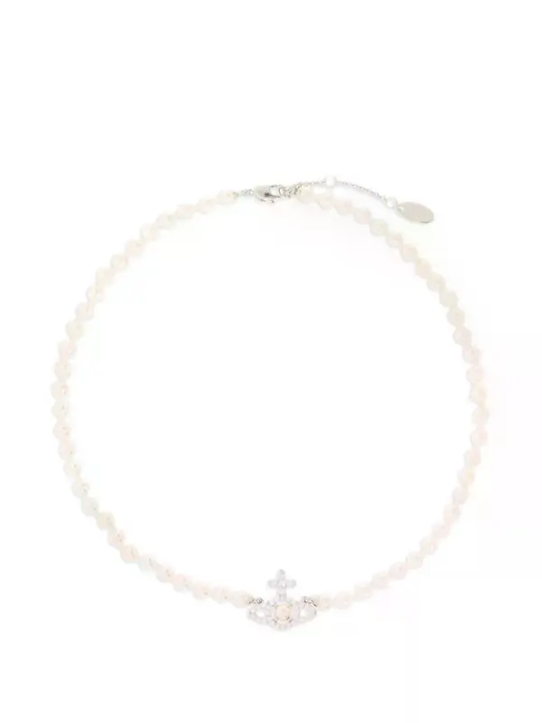 VIVIENNE WESTWOOD Olympia Swarovski Pearl Necklace - Neutrals