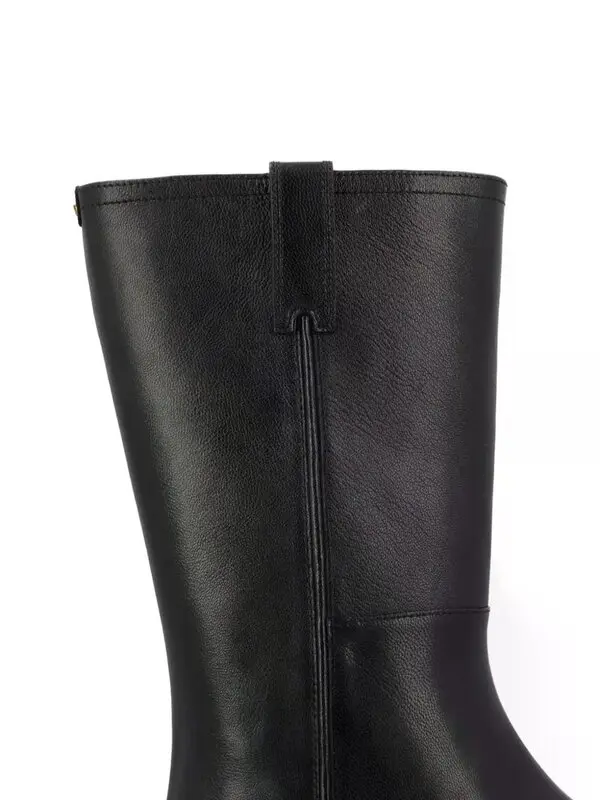 Michael Kors Farren Pointed-toe Leather Boots
