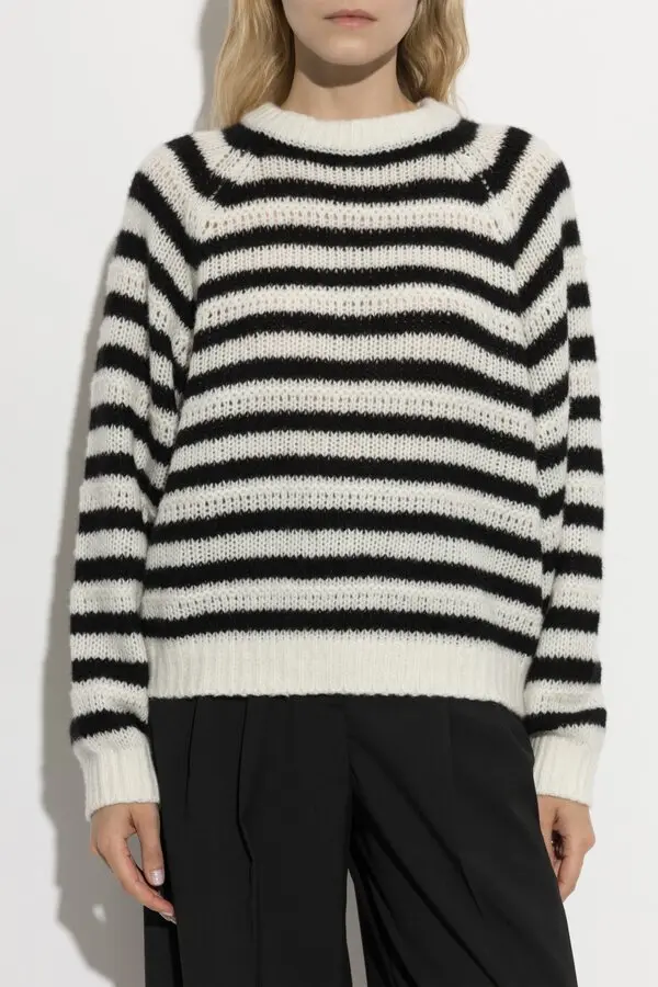 LISA YANG Reni Stripes’ Cashmere Sweater