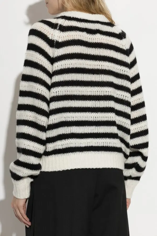 LISA YANG Reni Stripes’ Cashmere Sweater