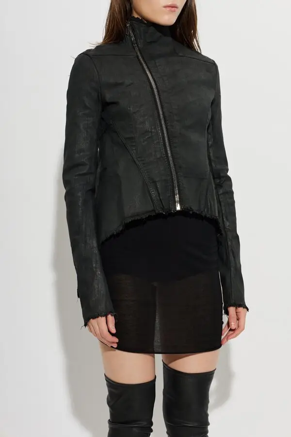 Rick Owens Asymmetrical Cut Jacket