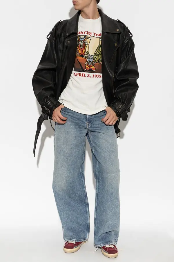 GOLDEN GOOSE Printed Cotton T-shirt