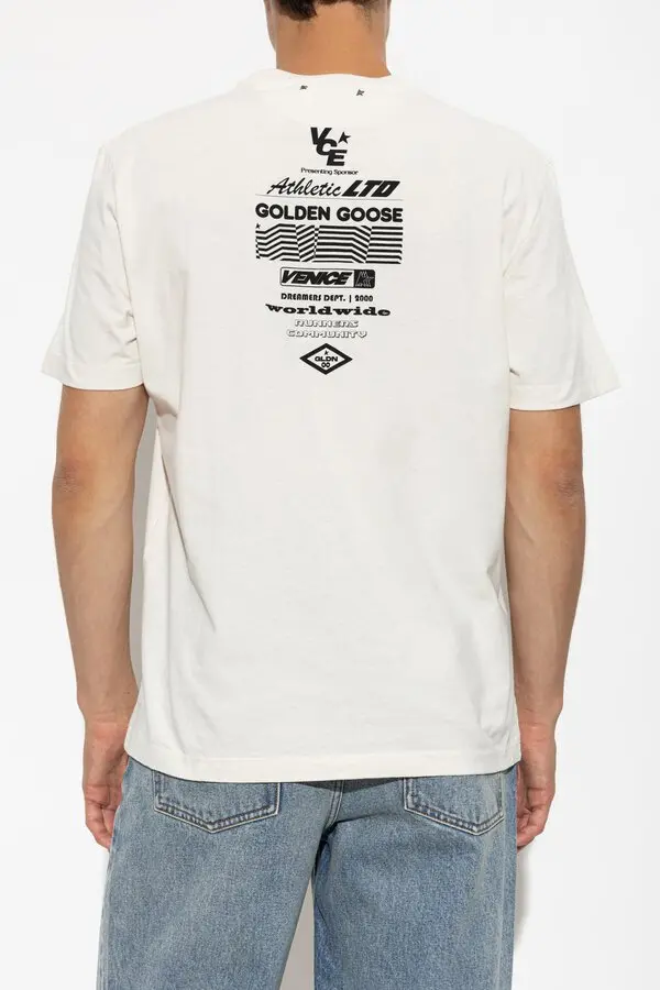 GOLDEN GOOSE Printed Cotton T-shirt
