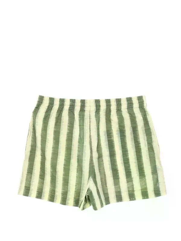 Dior 2010s Striped Drawstring Shorts