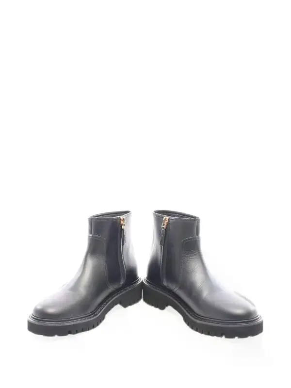 Valentino Garavani Leather Vlogo Ankle Boots