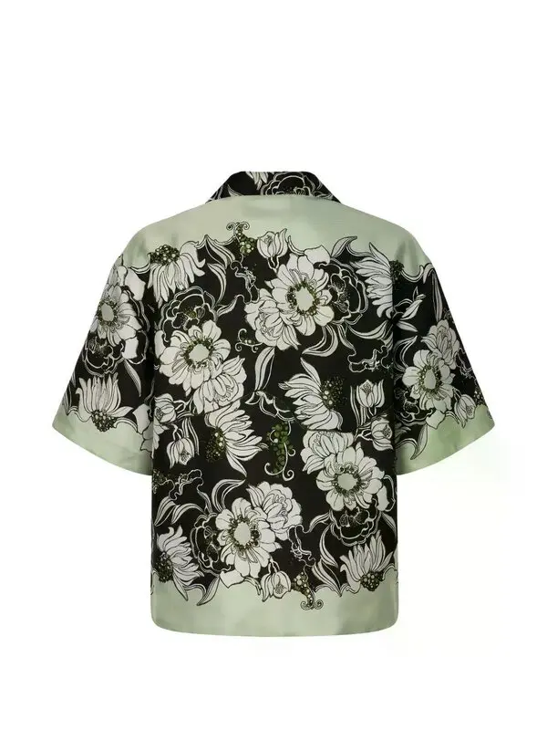 Valentino Garavani Floral Print Sequin Embellished Jacket