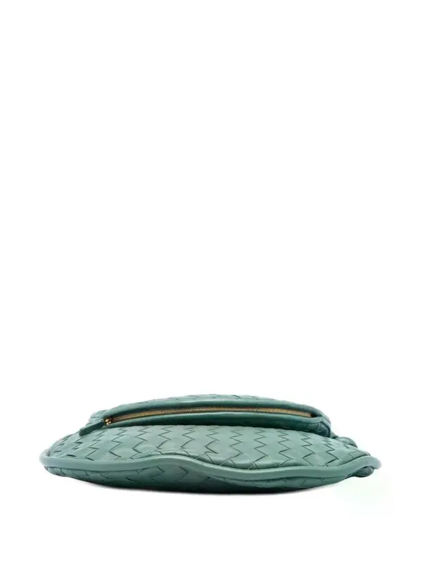 Bottega Veneta Medium Nappa Intrecciato Hobo Bag - Green