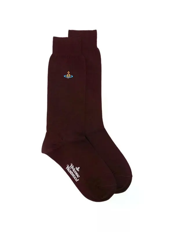 VIVIENNE WESTWOOD Orb-embroidered Socks