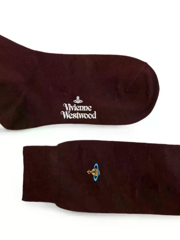 VIVIENNE WESTWOOD Orb-embroidered Socks