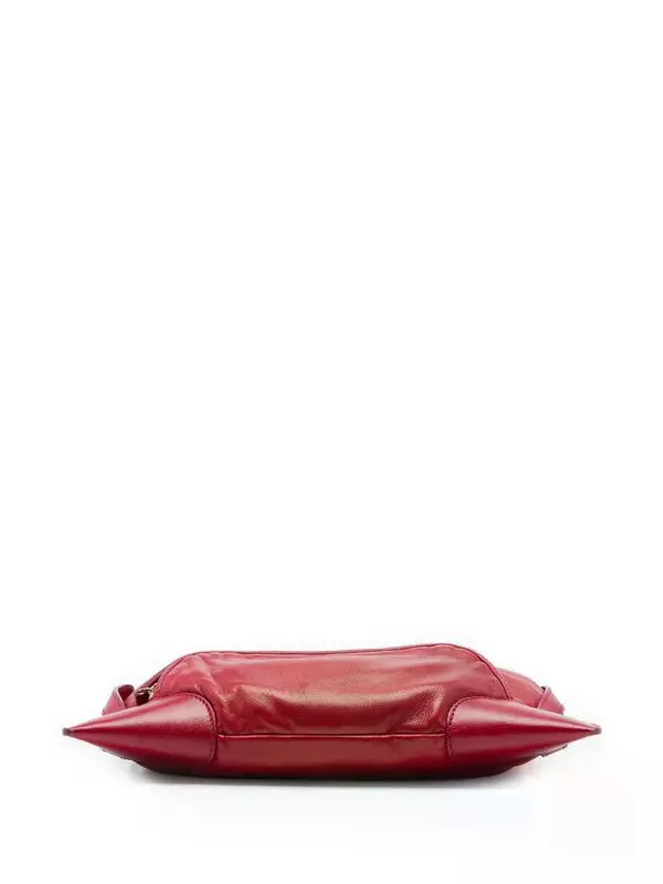 Fendi 2000-2010 Leather Chef Pocket Shoulder Bag