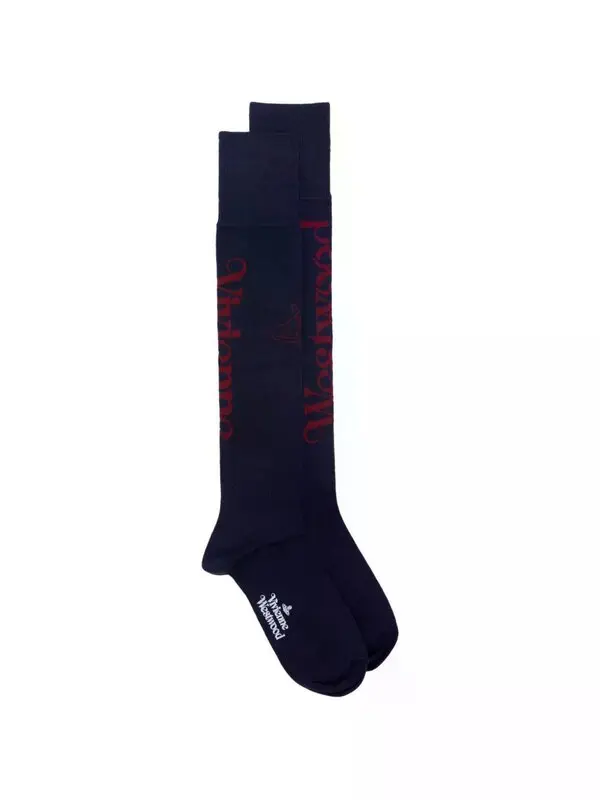 VIVIENNE WESTWOOD Half Logo High Socks