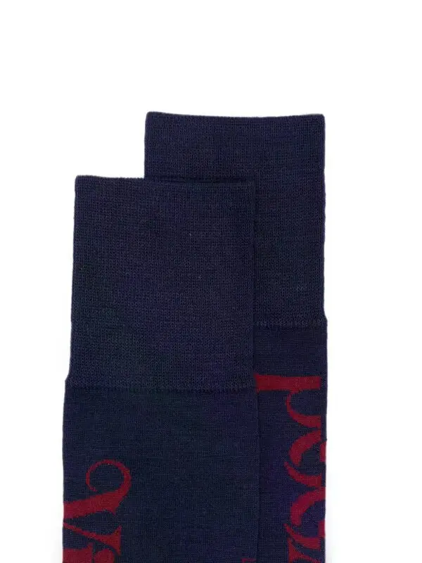 VIVIENNE WESTWOOD Half Logo High Socks