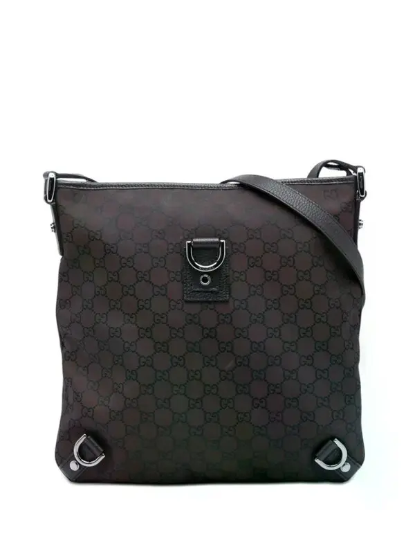 Gucci Gg Nylon Abbey D Ring Crossbody Bag