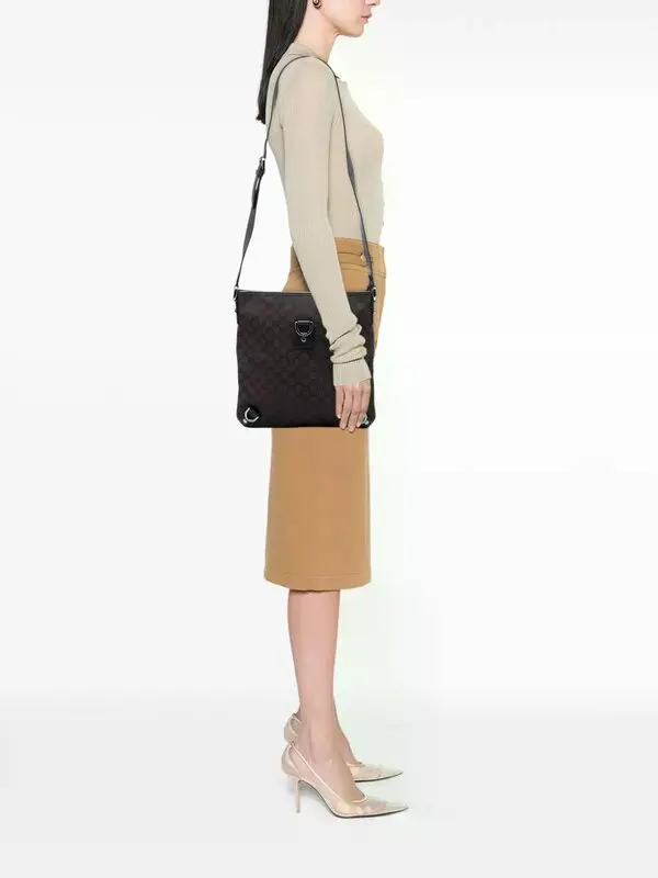 Gucci Gg Nylon Abbey D Ring Crossbody Bag