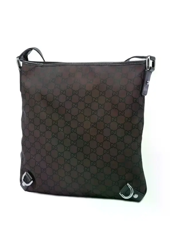 Gucci Gg Nylon Abbey D Ring Crossbody Bag
