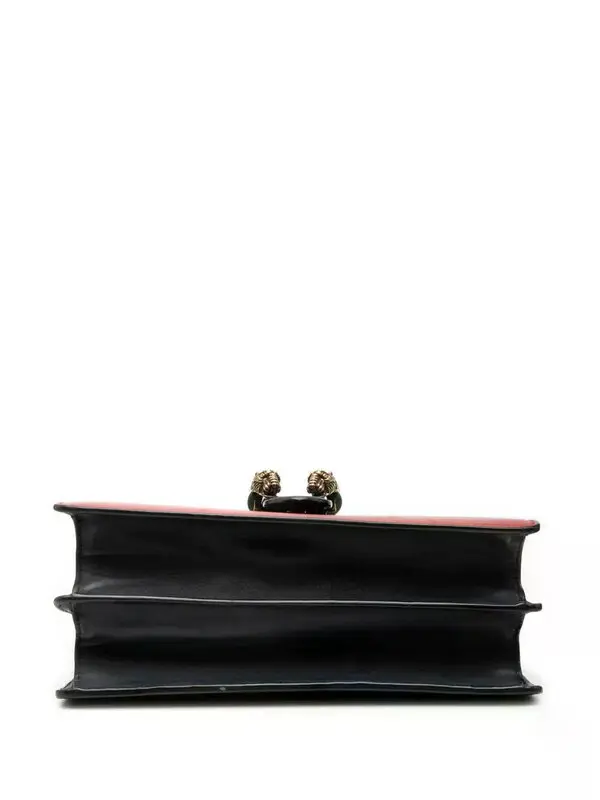 Gucci 2016-2026 Medium Leather Bamboo Dionysus Web Satchel