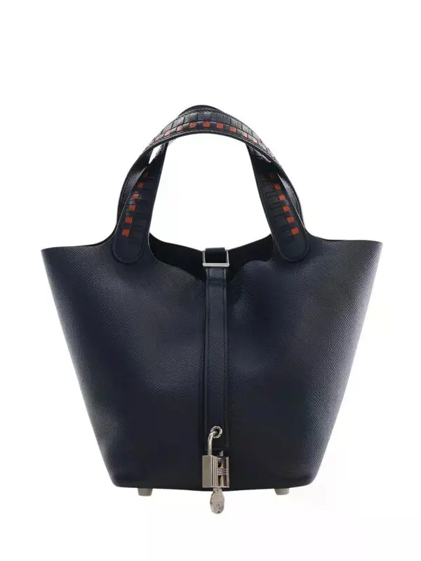 Hermès 2018 Epsom Tressage Picotin Lock 18 Handbag