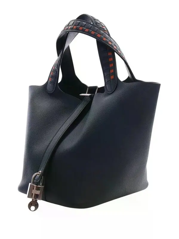 Hermès 2018 Epsom Tressage Picotin Lock 18 Handbag