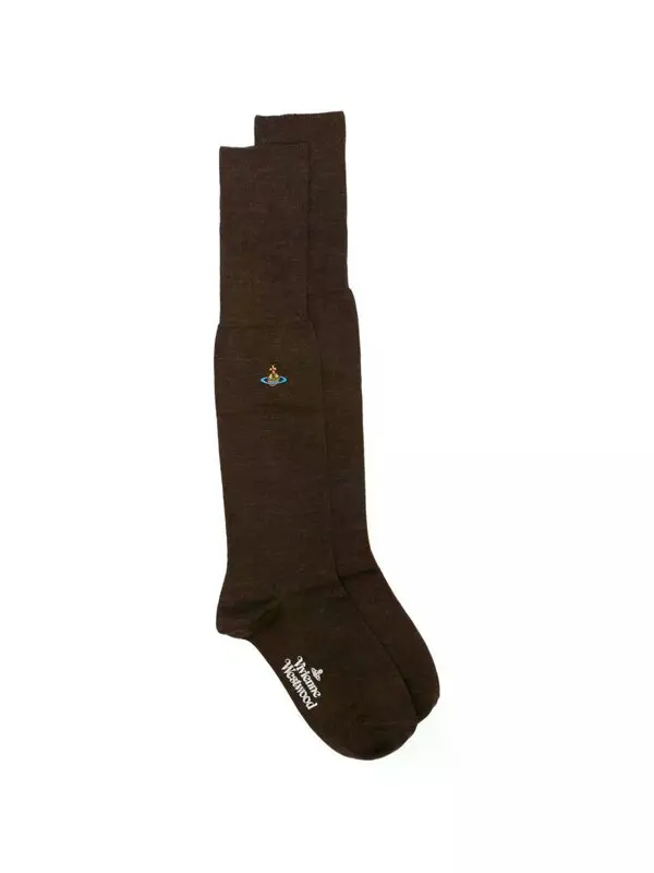 VIVIENNE WESTWOOD Orb-embroidered Socks