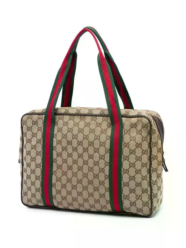 Gucci Gg Canvas Web Business Bag