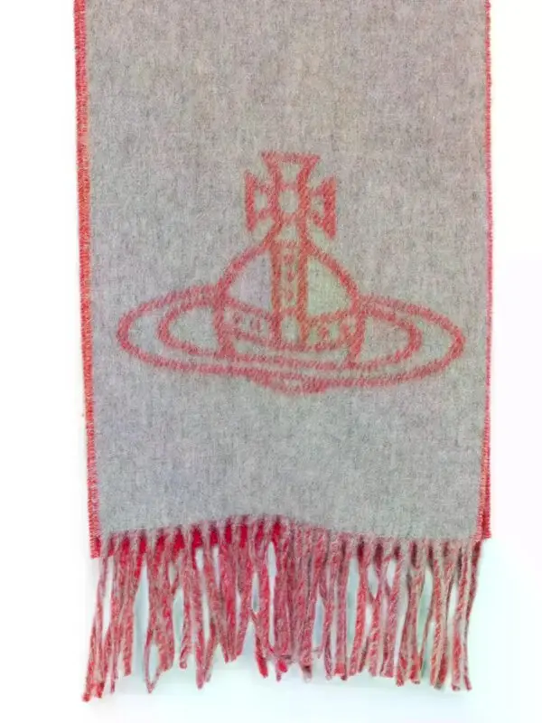 VIVIENNE WESTWOOD Orb-jacquard Reversible Scarf