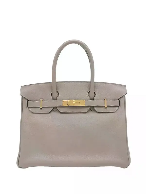 Hermès 2020 Clemence Birkin Retourne 30 Handbag - Brown