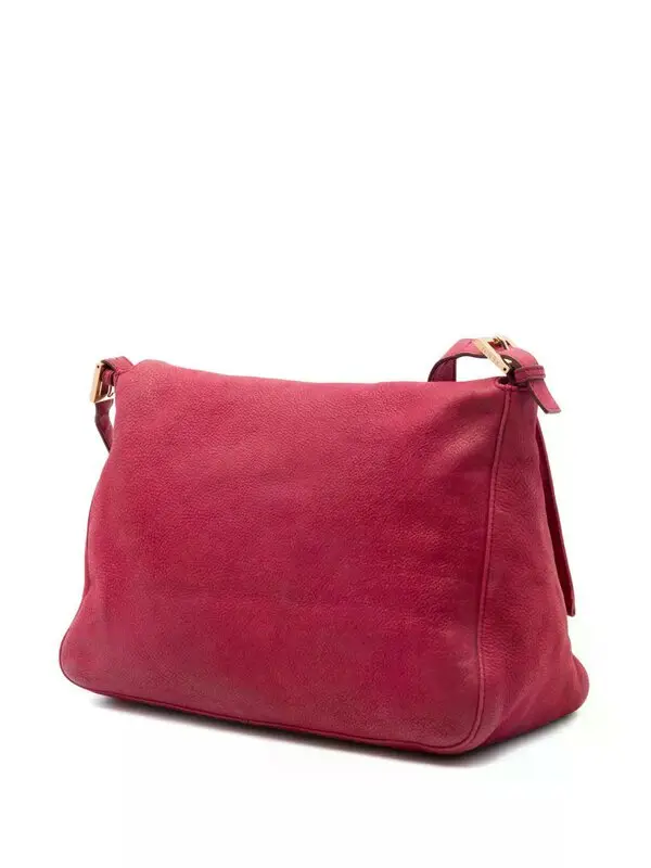 Fendi Shimmer Leather Shoulder Bag