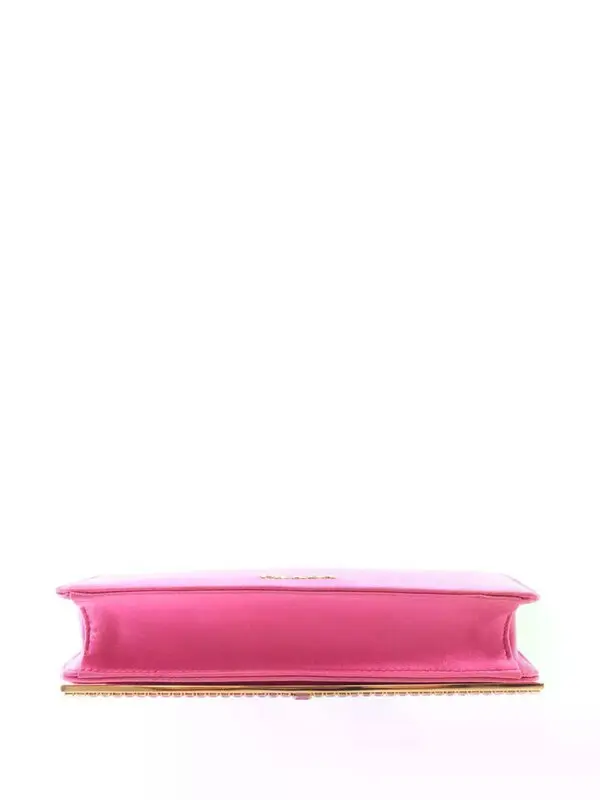 Prada Crystal Embellished Satin Evening Clutch Bag