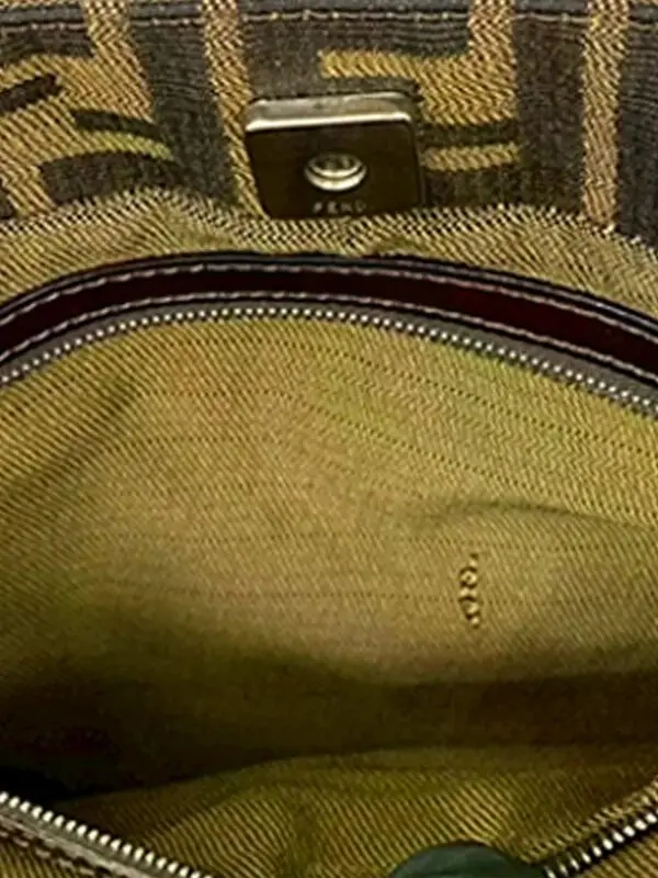 Fendi Large Zucca Canvas Tote Bag