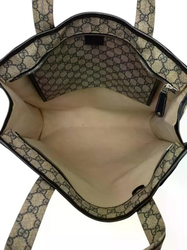 Gucci Gg Supreme Web Tote Bag