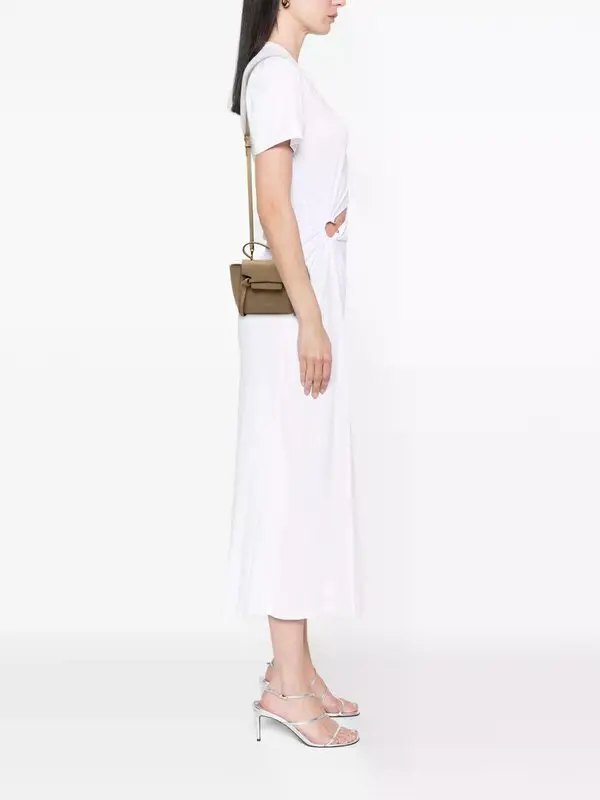 Celine 2020 Pico Grained Calfskin Belt Bag Satchel - Neutrals