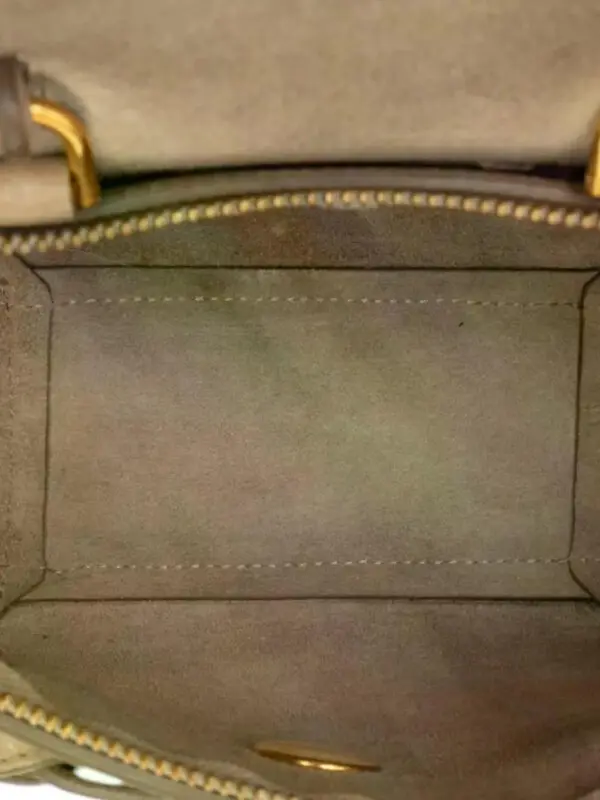 Celine 2020 Pico Grained Calfskin Belt Bag Satchel - Neutrals