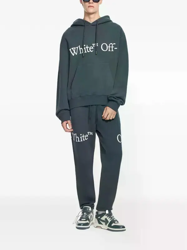 Off-White Bookish Scarf Cuffed Sweatpants