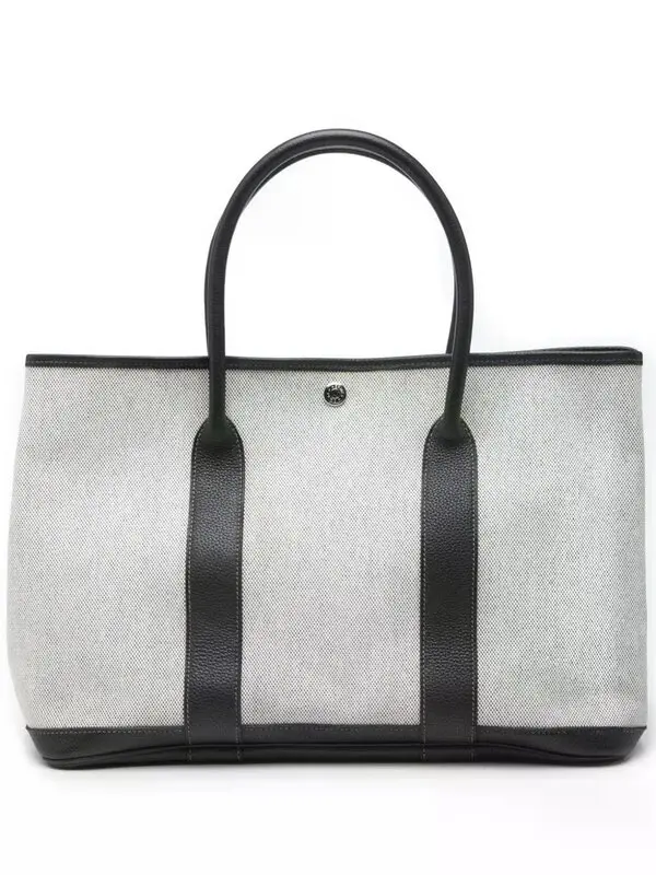 Hermès 2005 Toile And Negonda Garden Party 36 Tote Bag - Grey