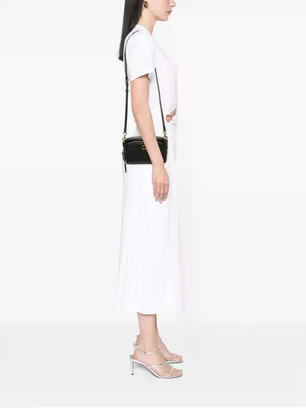 Dior 2022 Grained Calfskin Caro Double Pouch Crossbody Bag