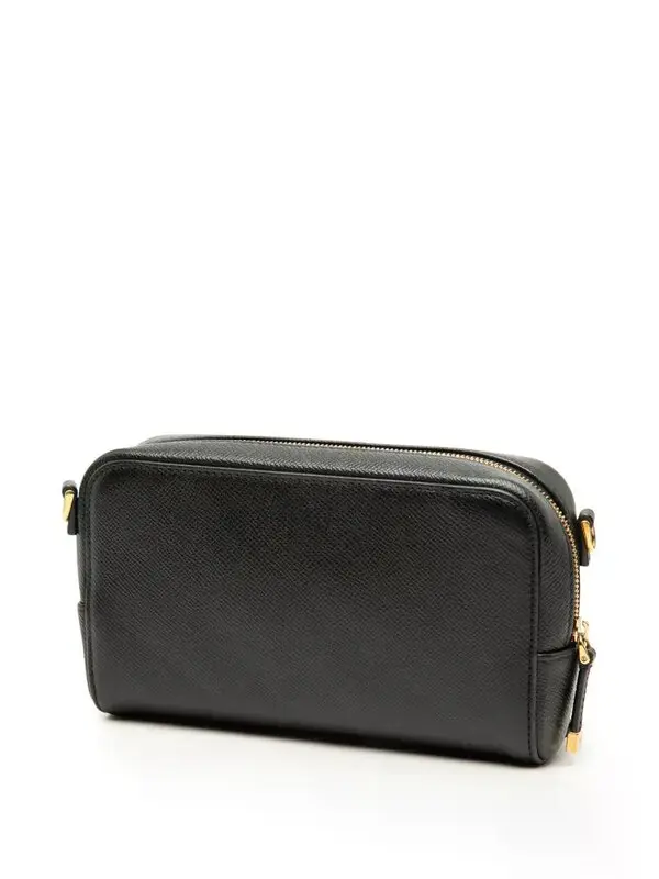 Dior 2022 Grained Calfskin Caro Double Pouch Crossbody Bag