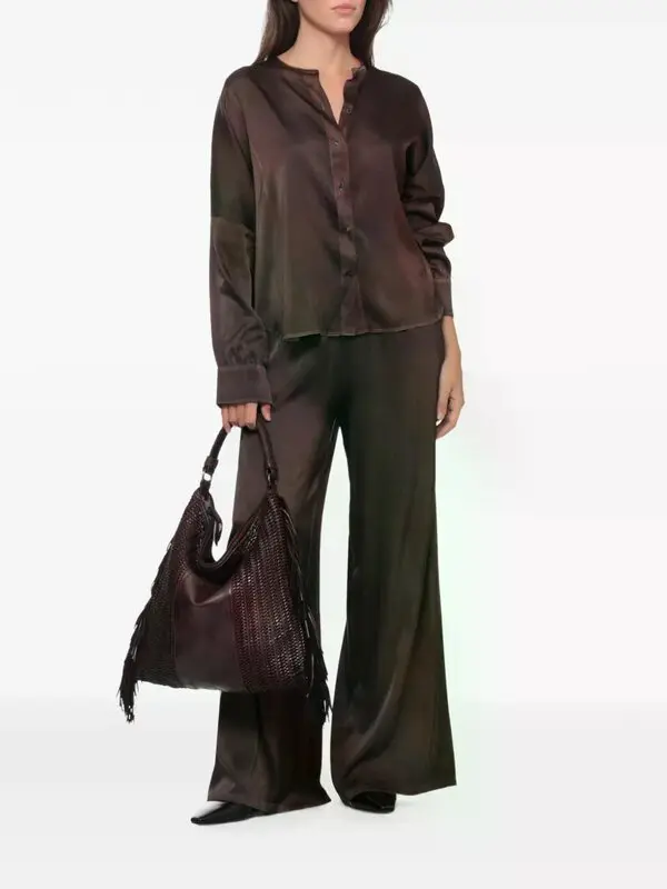 REPTILE'S HOUSE Vasia Fringed Leather Tote Bag