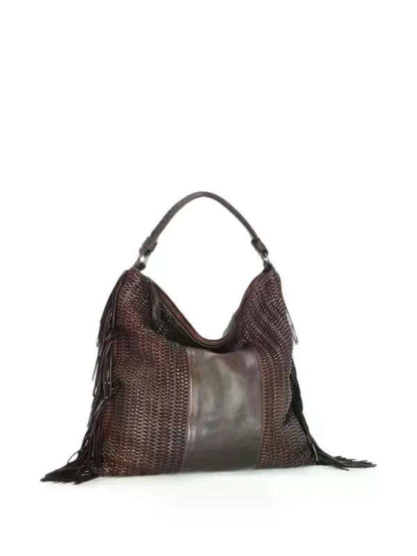 REPTILE'S HOUSE Vasia Fringed Leather Tote Bag