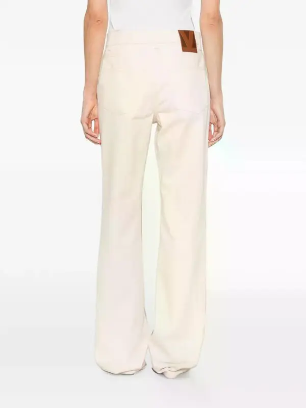 Valentino Garavani Embroidered Flare Jeans