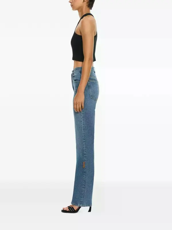 Off-White Off Stamp Ribbed Cropped Rowing Top - Black