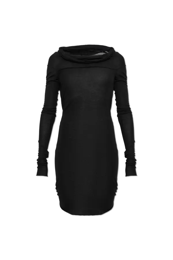 Rick Owens Long Sleeve Dress - Black
