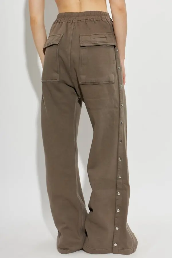 Rick Owens Wide-leg Sweatpants - Brown