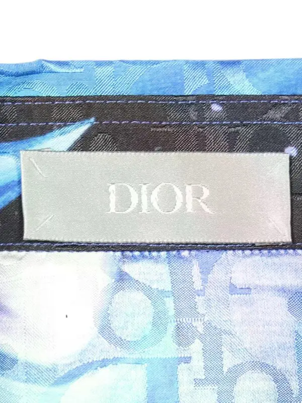 Dior X Kenny Scharf 2010s Oblique Shirt - Blue